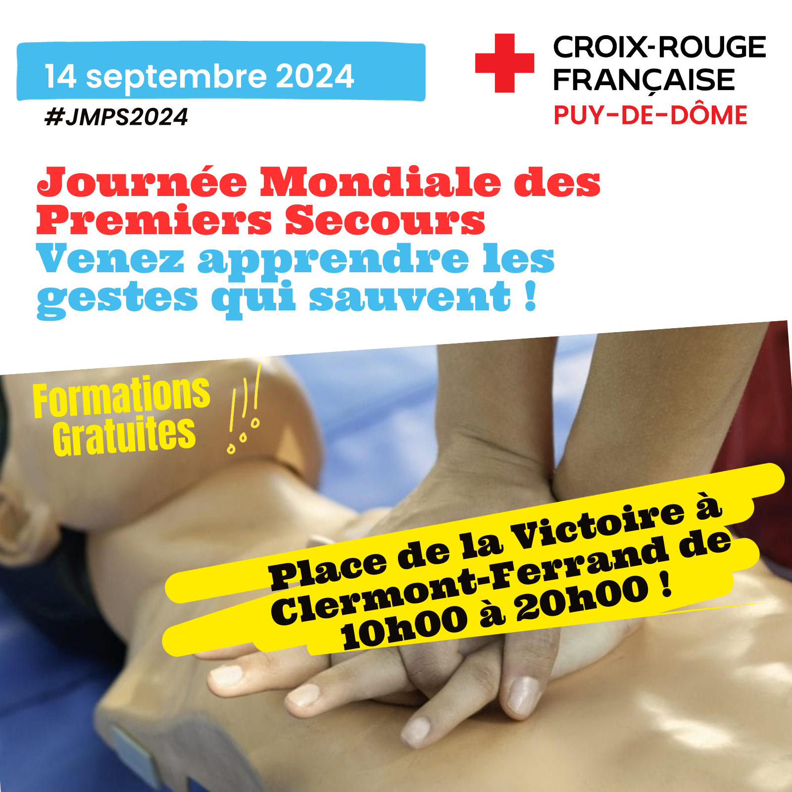 Journée Mondiale des Premiers Secours - Délégation du Puy de Dôme (63 ...